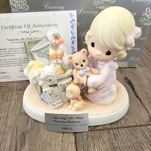 Precious Moments | Small Pets | Vintage 25th Anni Collecting Lifes Most ...